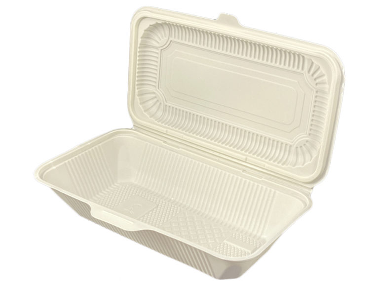 Long Clamshell Containers - Greendish